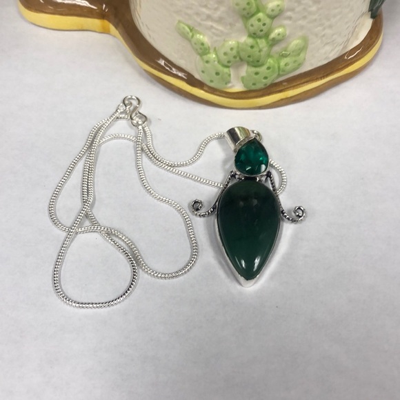 Jewelry | Jasper Emerald Necklace | Poshmark